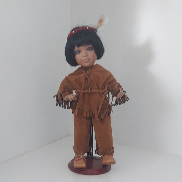 Source Unknown | Accents | Native American Collectible Doll | Poshmark